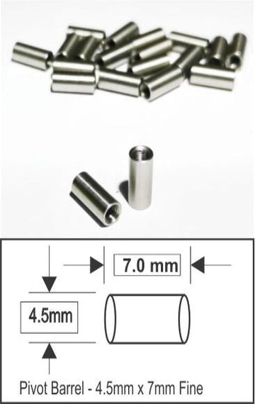 Pivot Screws, Heads and Barrels – KMTS