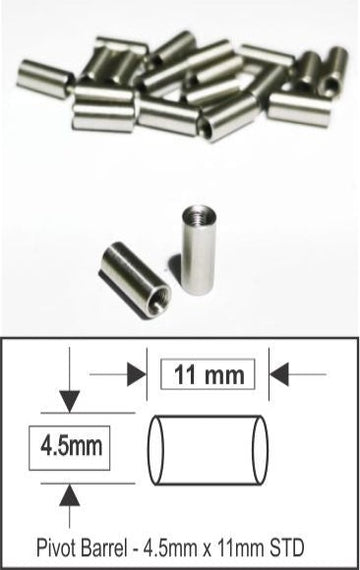 Pivot Screws, Heads and Barrels – KMTS